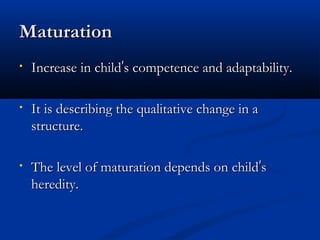 Growth and development_of_children ppt | PPT