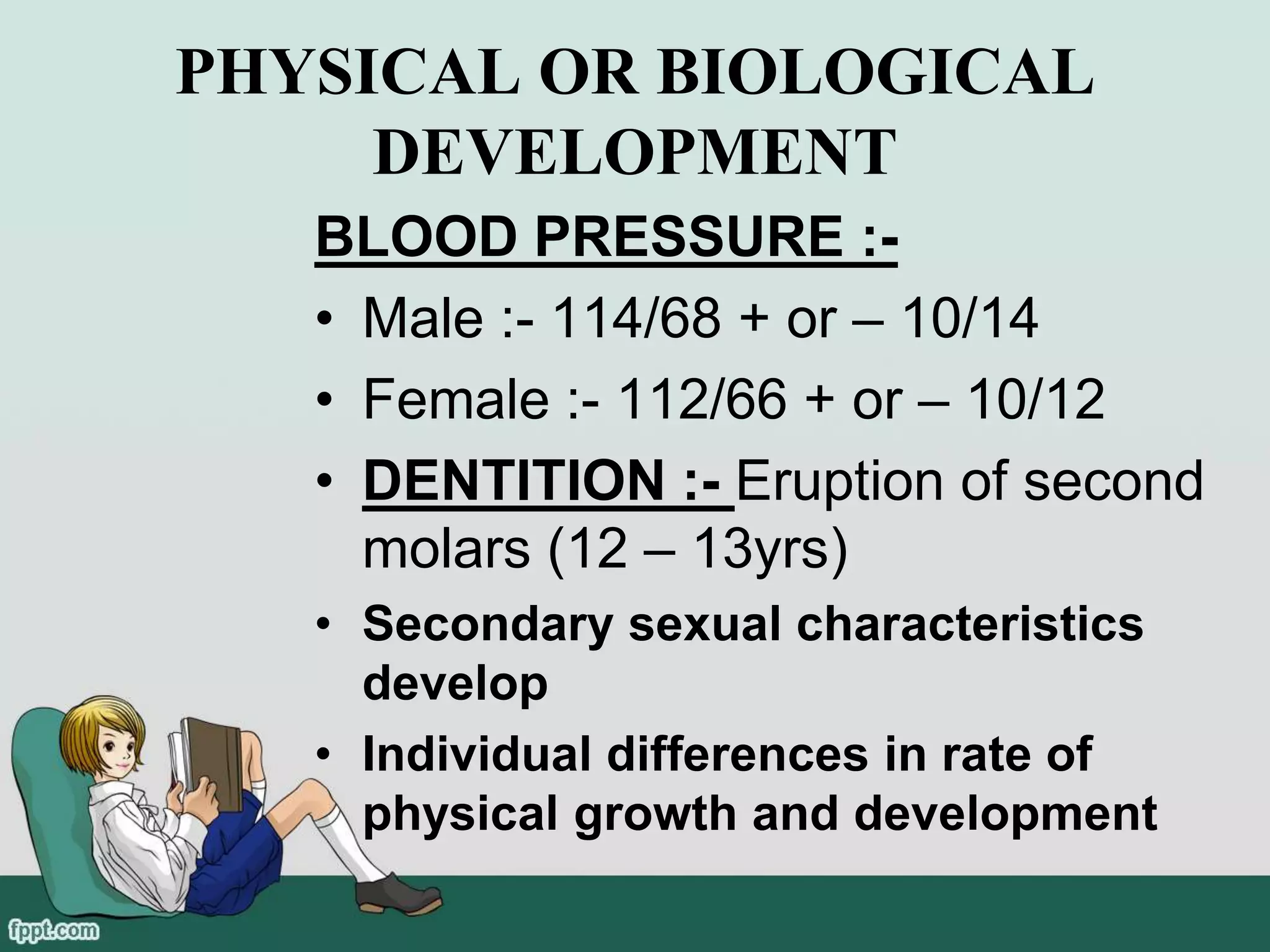Growth and development of early adolescence | PPT