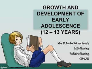 Growth and development of early adolescence | PPT