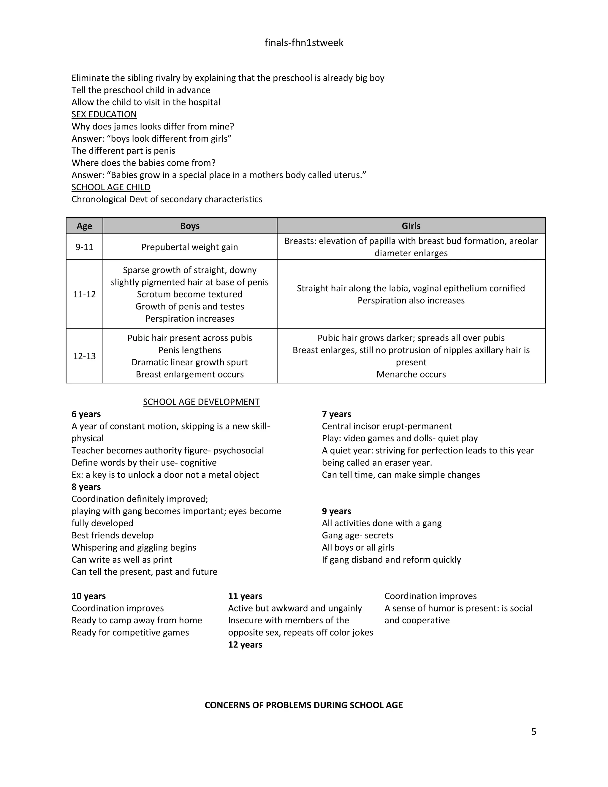 Growth and development of infant | DOCX