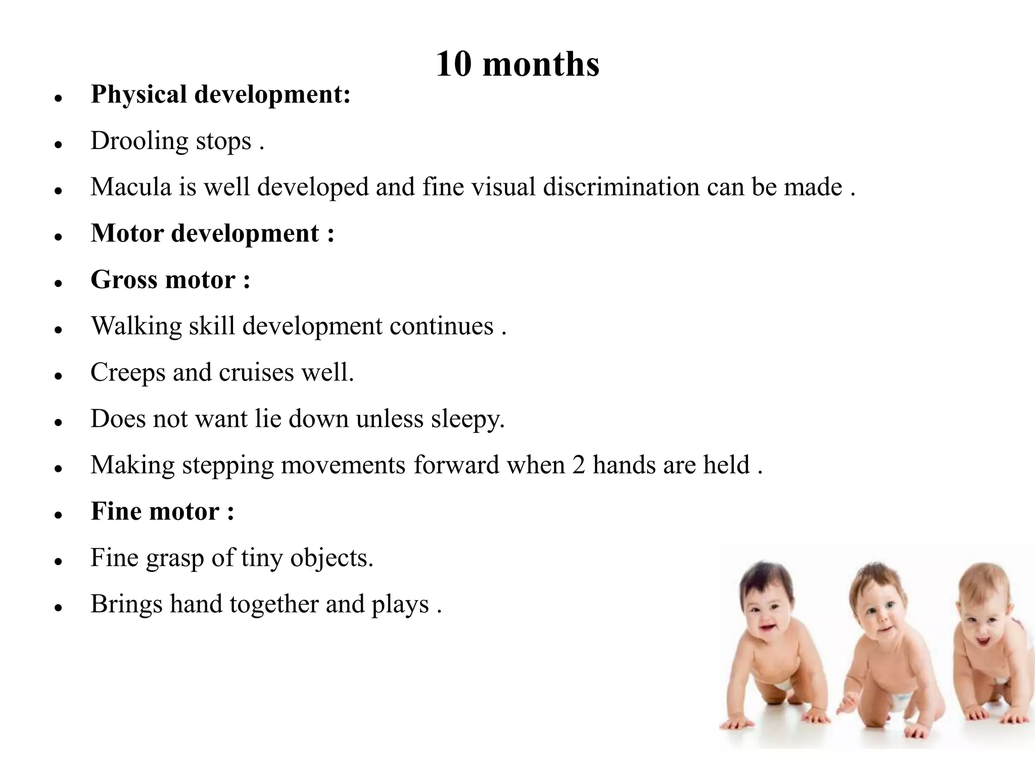 Growth and development of infant ppt | PPTX