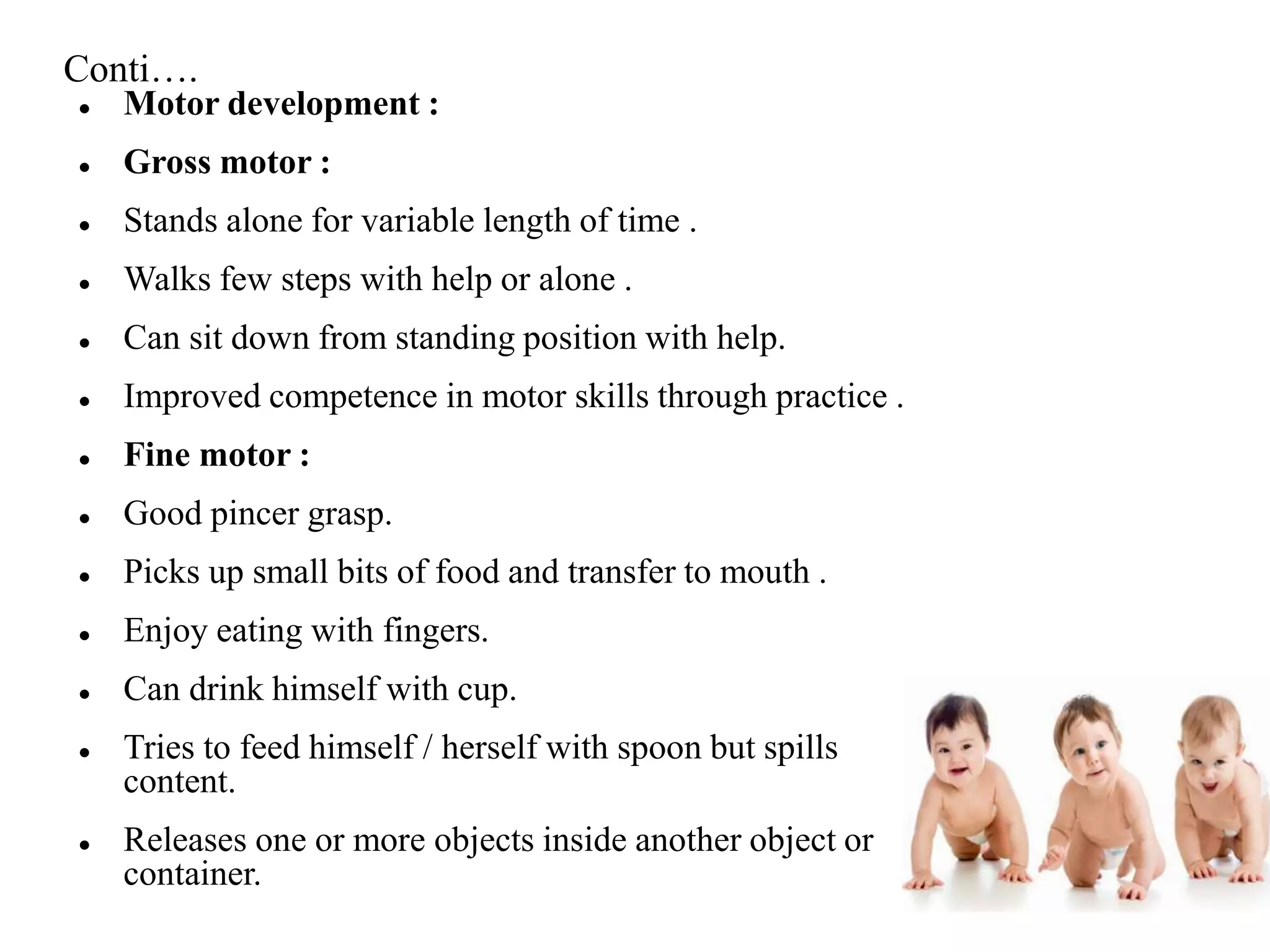 Growth and development of infant ppt | PPTX