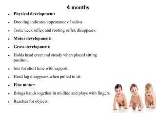 Growth and development of infant ppt | PPTX