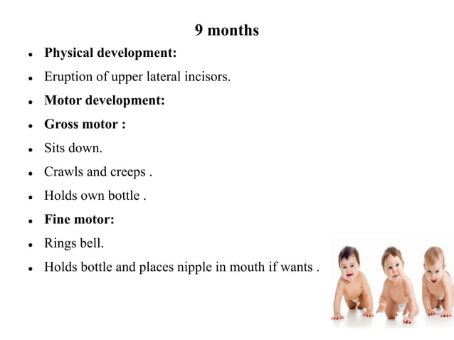 Growth and development of infant ppt | PPTX | Parenting Babies and ...