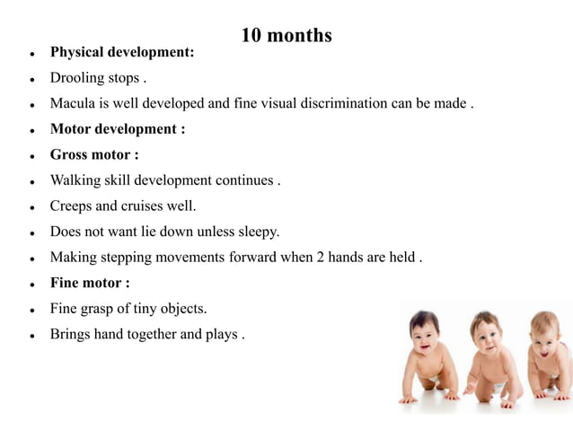 Growth and development of infant ppt | PPTX | Parenting Babies and Toddlers | Parenting