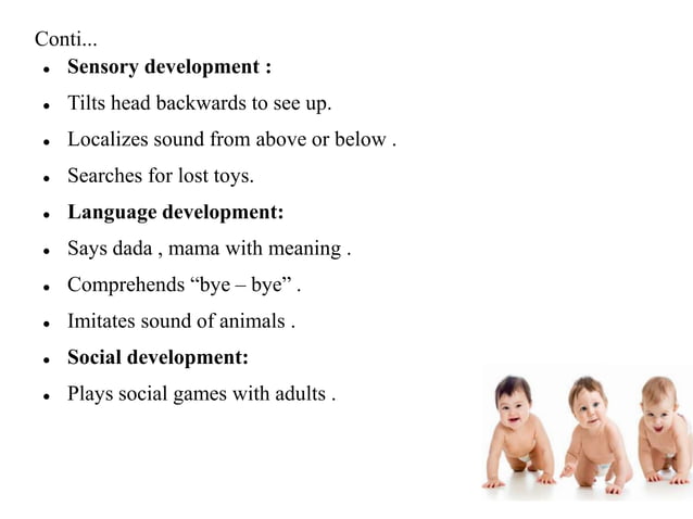 Growth and development of infant ppt | PPTX | Parenting Babies and ...