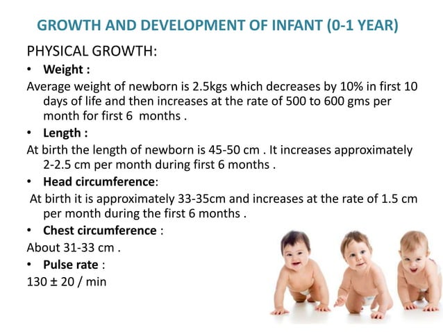 Growth and development of infant ppt | PPTX | Parenting Babies and ...