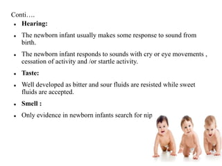Growth and development of infant ppt | PPTX