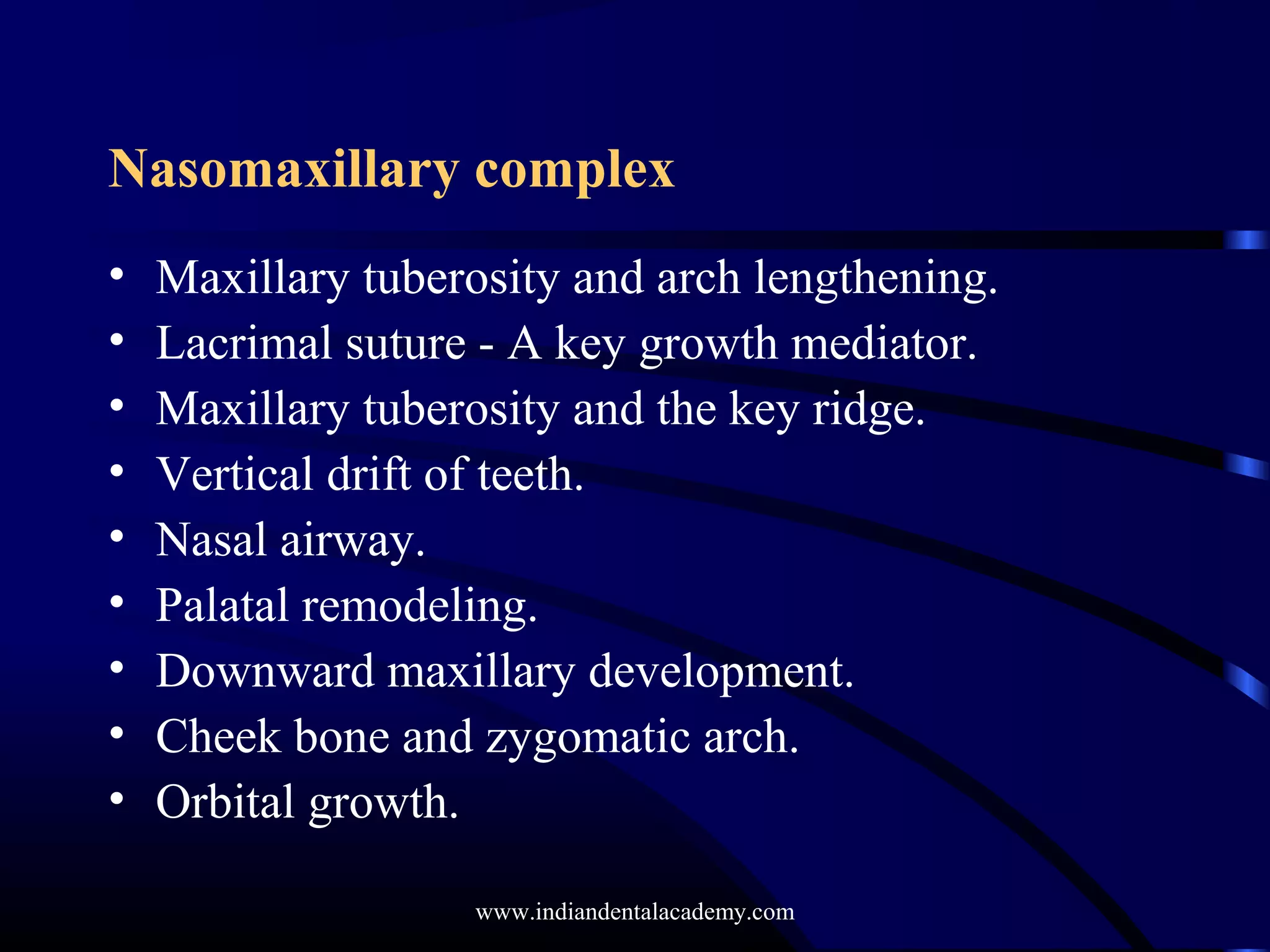 Growth and development of maxilla and maxillary sinus/ dental courses | PPT