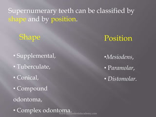 Growth and development of tooth / orthodontics courses | PPT