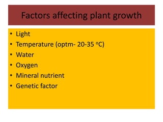 Plant Growth and Development , Plant growth regulators | PPTX