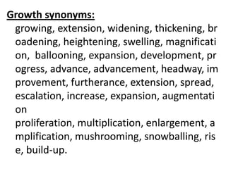 Growth and evolution yr13 | PPT
