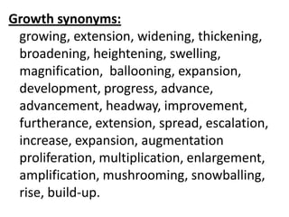 Growth and evolution yr13 | PPT