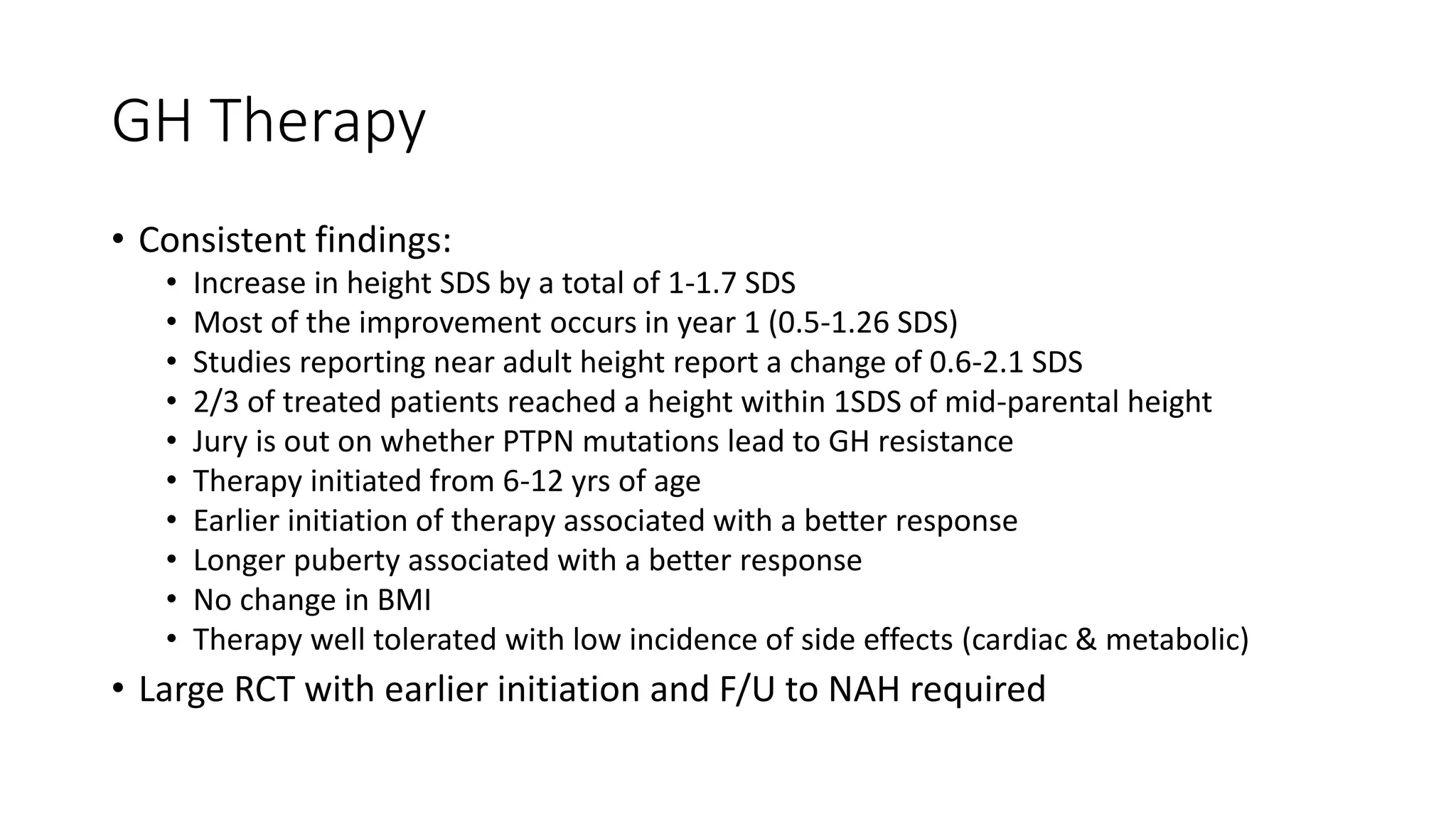 Growth and growth hormone therapy in children with noonan syndrome | PPTX Growth and growth hormone therapy in children with noonan syndrome | PPTX