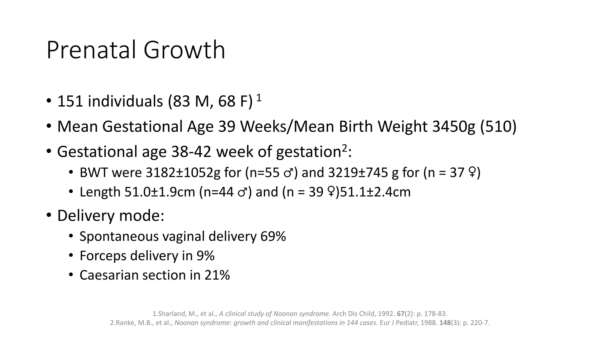 Growth and growth hormone therapy in children with noonan syndrome | PPTX