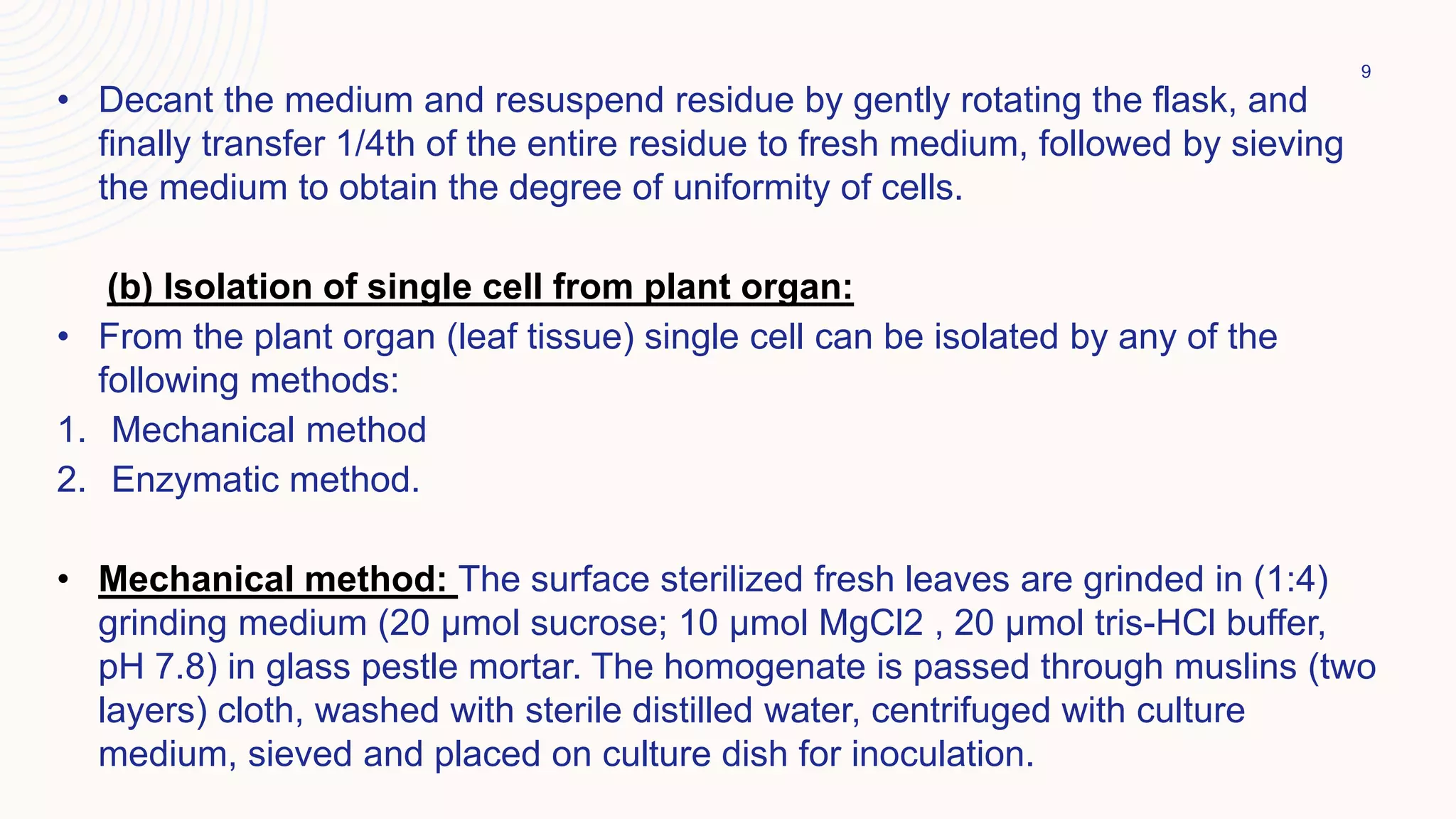 GROWTH AND MAINTENANCE OF PLANT TISSUE CULTURE Hemaharshini.pptx