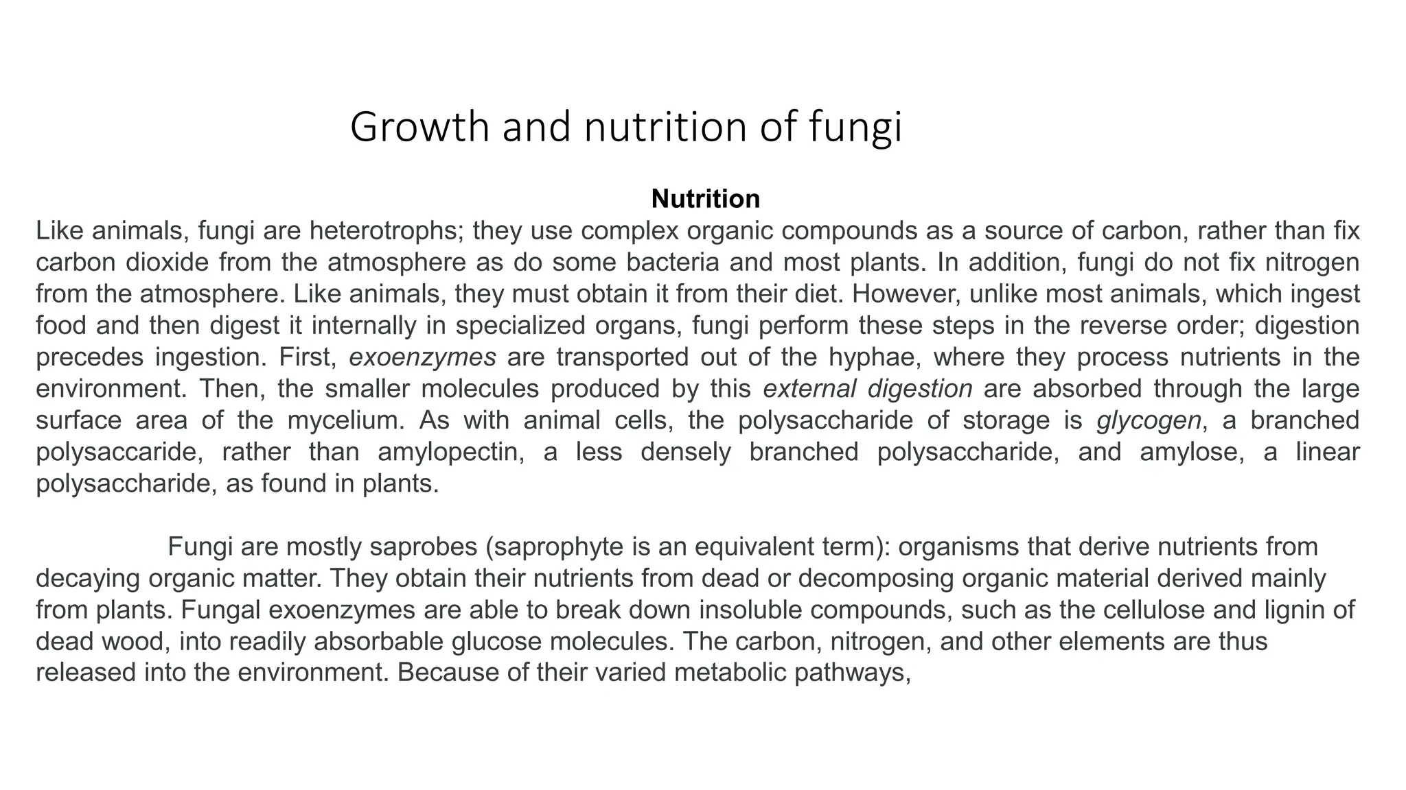 Growth and nutrition of fungi msc plant Pathology.pptx