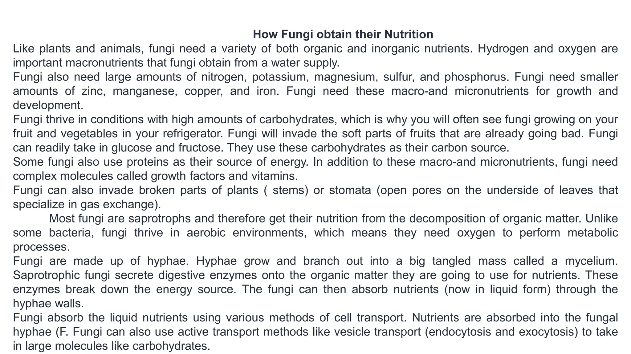 Growth and nutrition of fungi msc plant Pathology.pptx