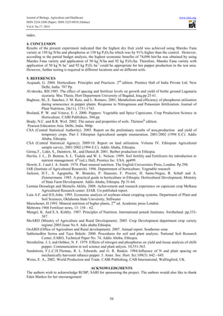 Growth and productivity of hot pepper (capsicum annuum l.)as affected ...