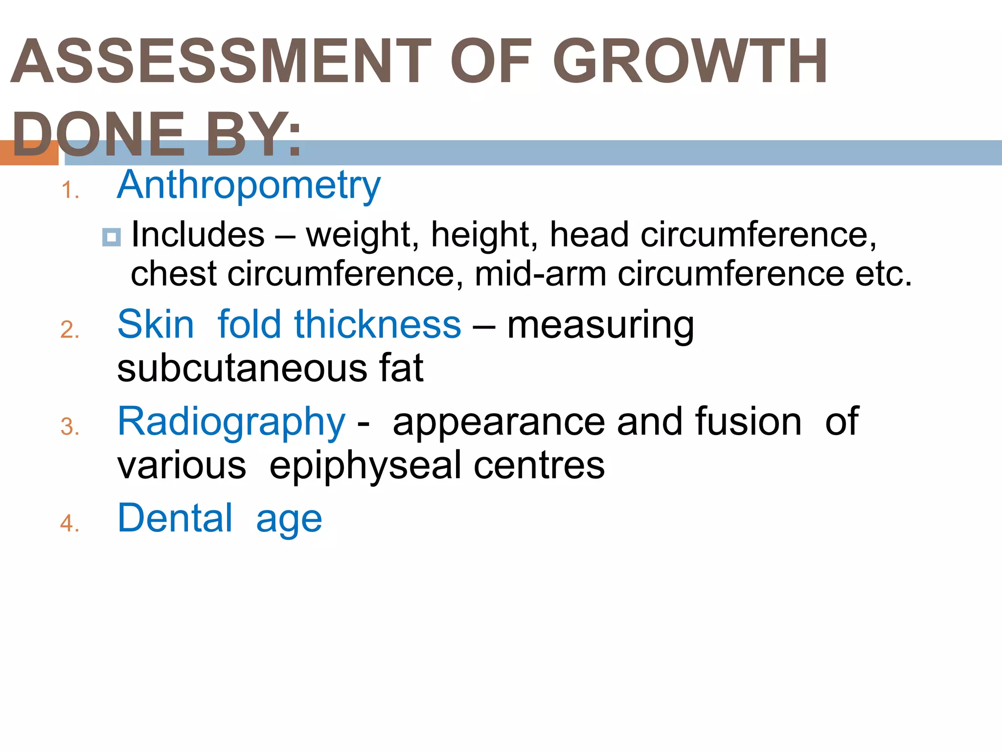 Growth assesment in children | PPTX