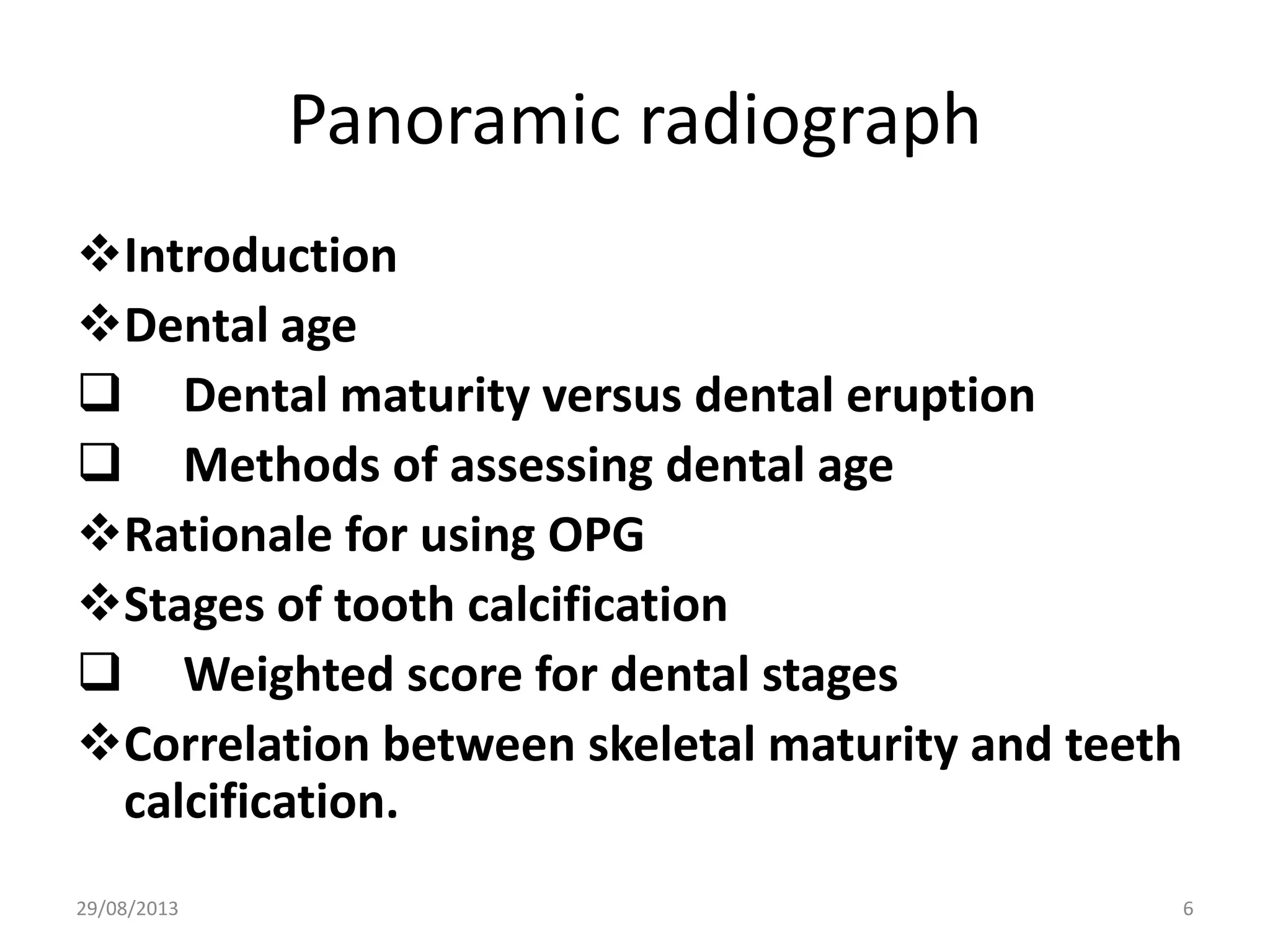 Growth assessment in orthodontics using radiograph by dr aghimien | PPTX