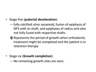 Growth assessment in Orthodontics | PDF