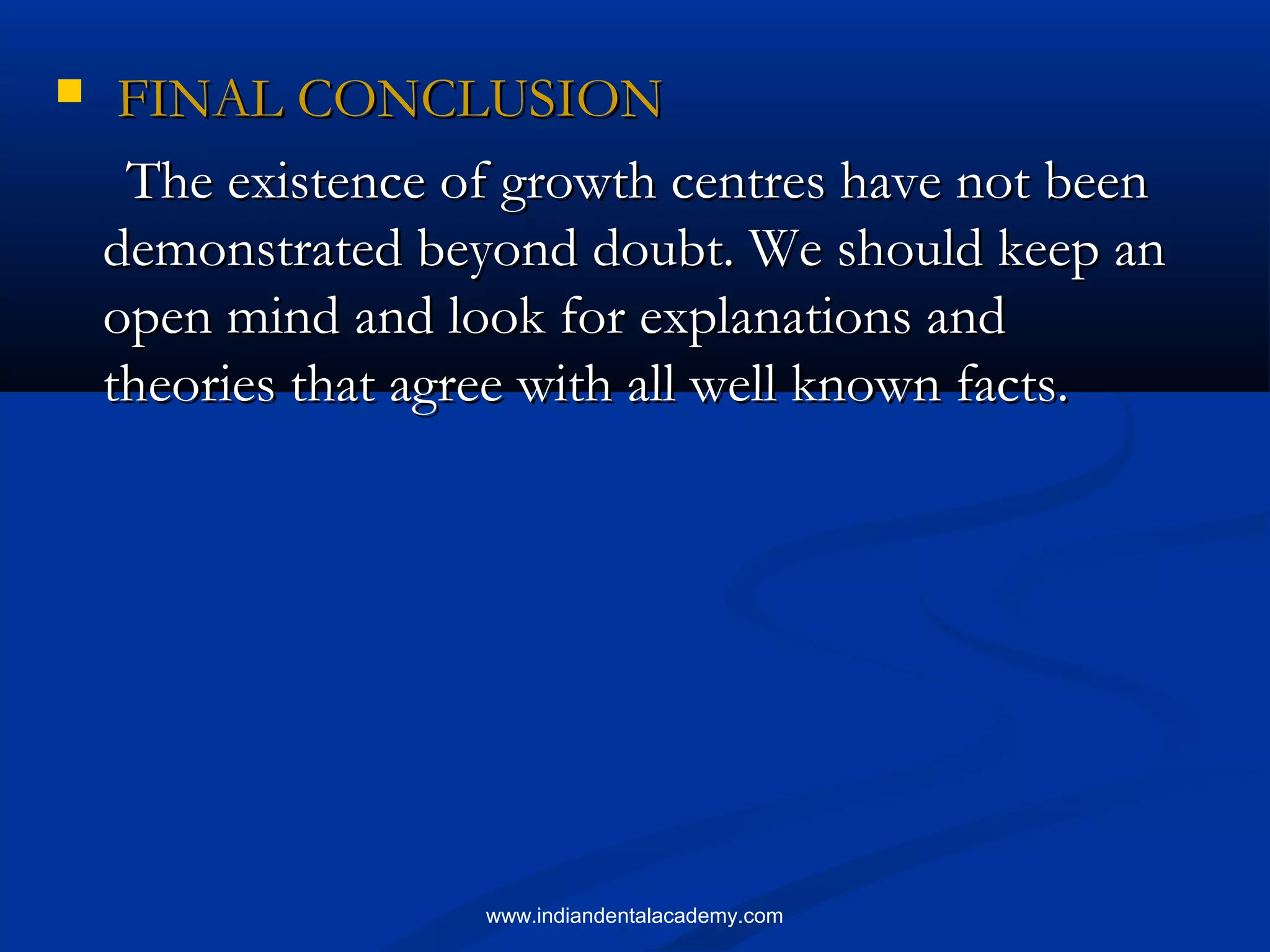 Growth centres and sites | PPT