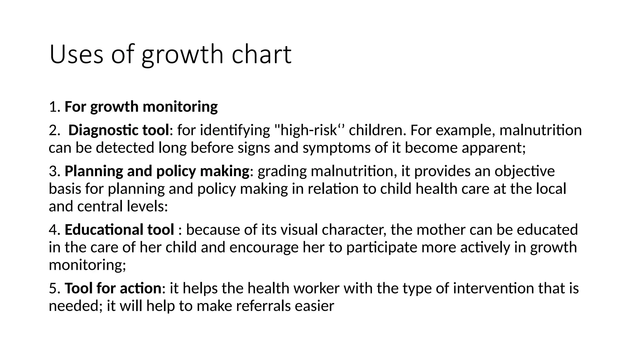 Growth chart, its uses, development of new WHO growth chart.pptx