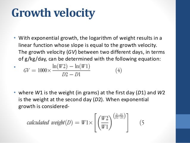 Growth charts in Neonates- Preterm and term