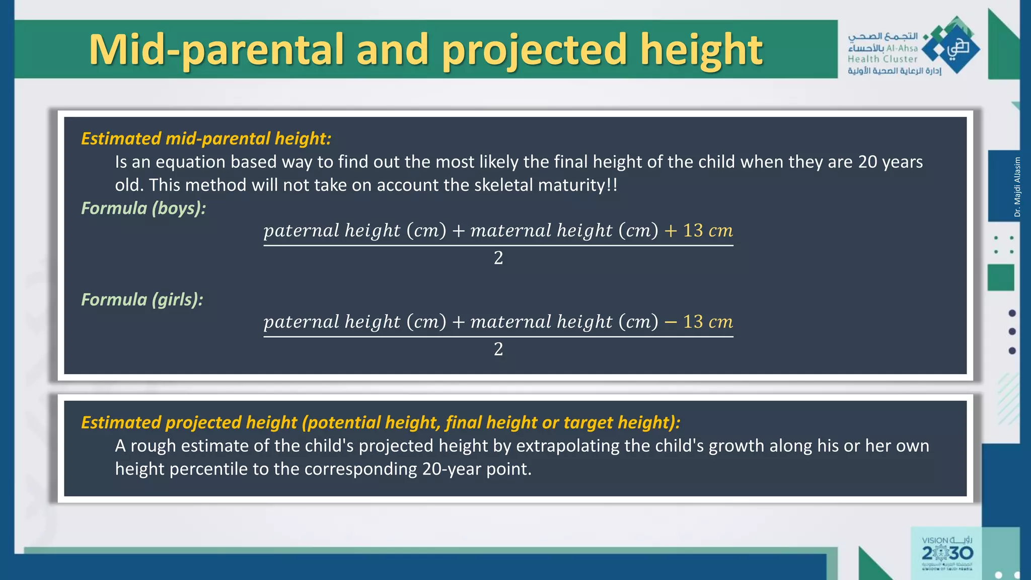 Growth Charts Interpretation DrMajdi | PDF