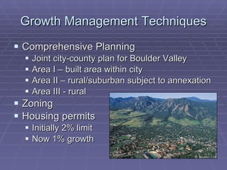 Growth Controls | PPT