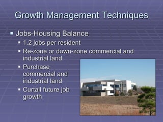 Growth Controls | PPT