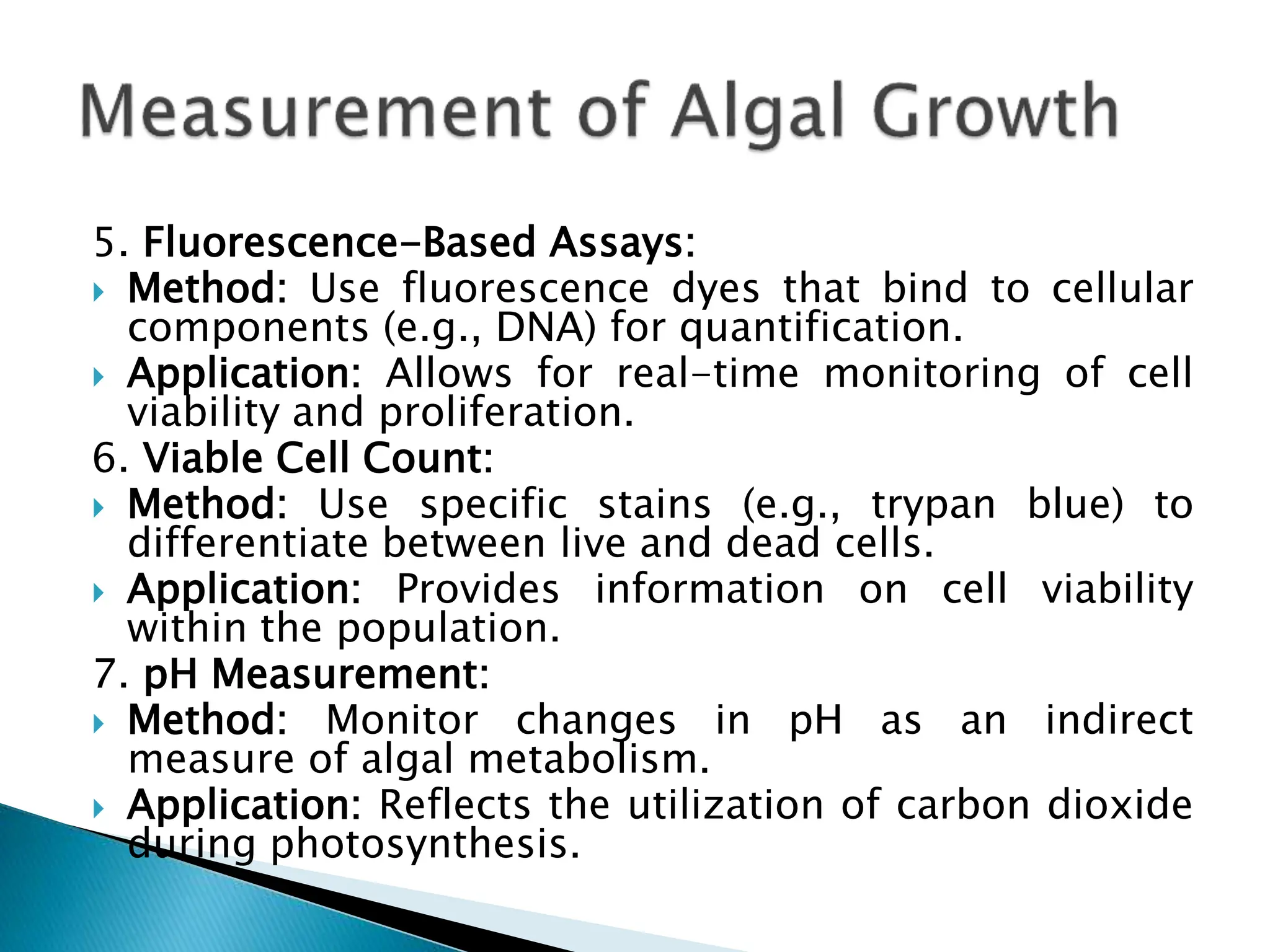 Growth curve and Measurement of algal growth | PPTX