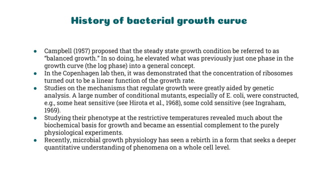 Microbial Growth curve | PPTX | Chemistry | Science