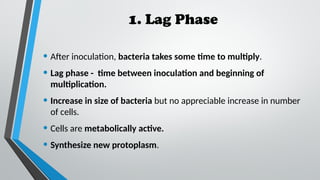 GROWTH CURVE, BACTERIAL GROWTH AND REPRODUCTION | PPTX