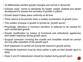 Growth & development | PPTX