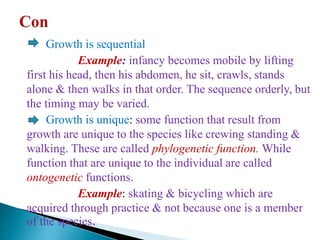 Growth & development | PPTX