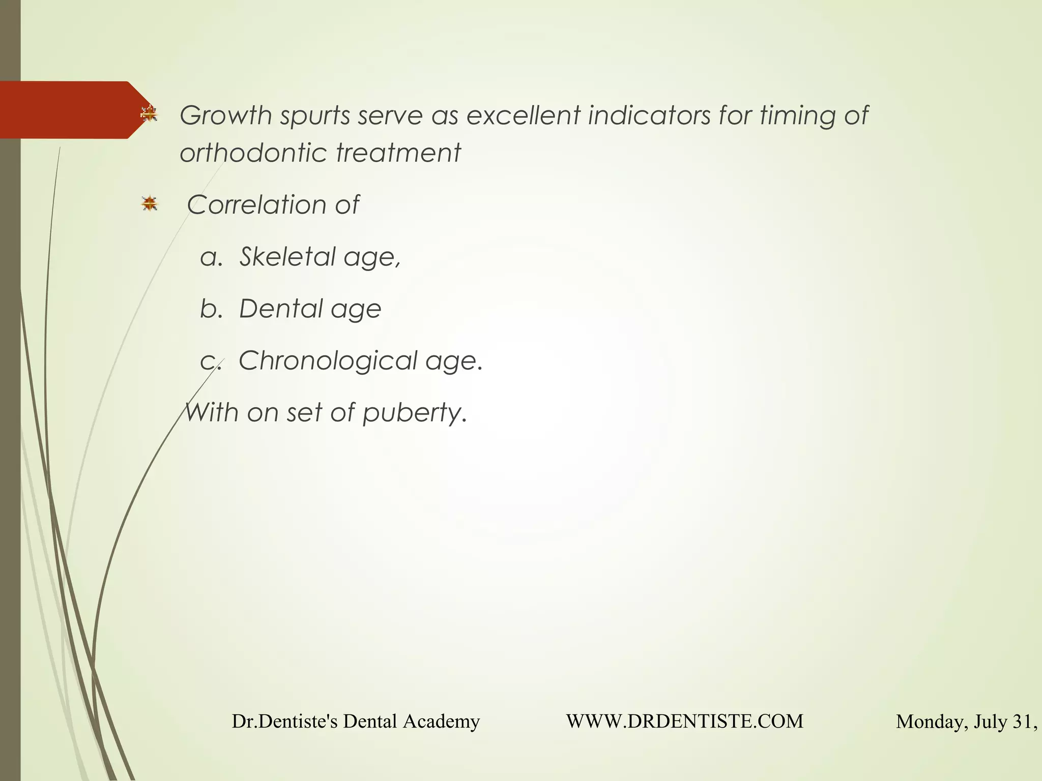 GROWTH AND DEVELOPMENT IN ORTHODONTICS | PPT