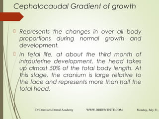 GROWTH AND DEVELOPMENT IN ORTHODONTICS | PPT