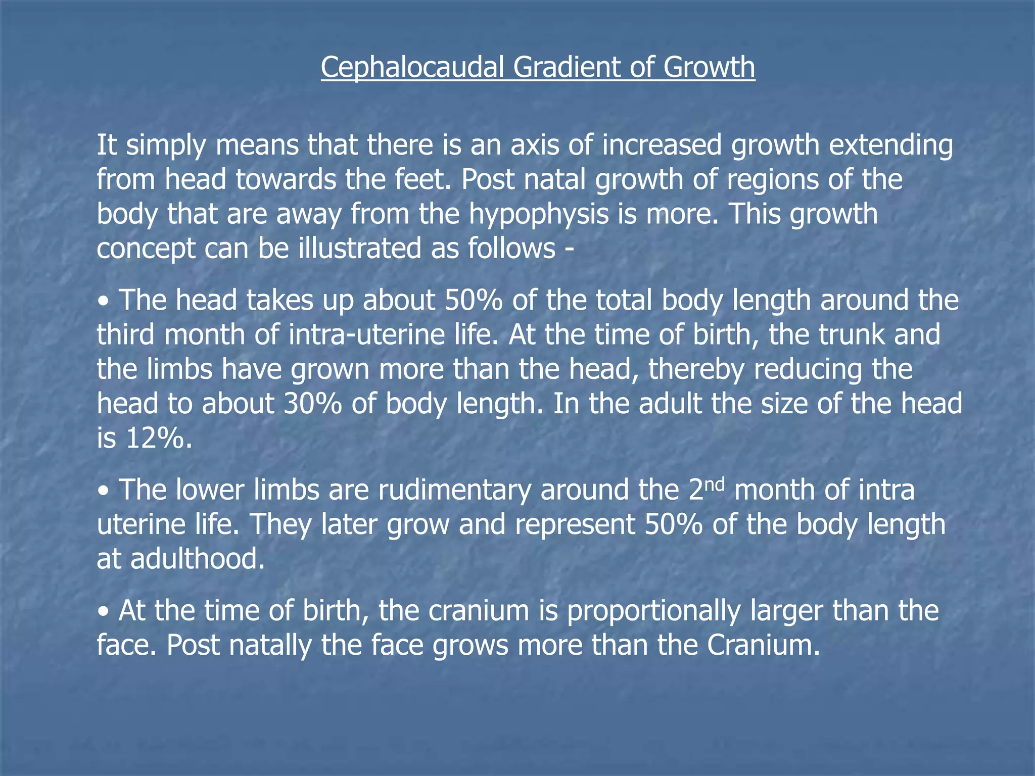 Growth & Development - General Principles & Concepts | PPT