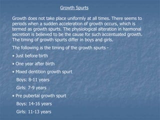 Growth & Development - General Principles & Concepts | PPT