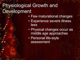 Growth, development and health promotion of young PCU MAN | PPT