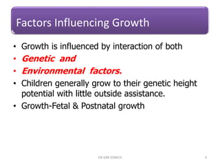Growth & development and their determinents | PPT