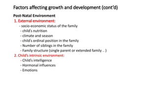 Growth and development in children | PDF | Pregnancy | Reproductive Health