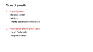 Growth and development in children | PDF