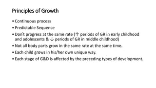 Growth and development in children | PDF | Pregnancy | Reproductive Health