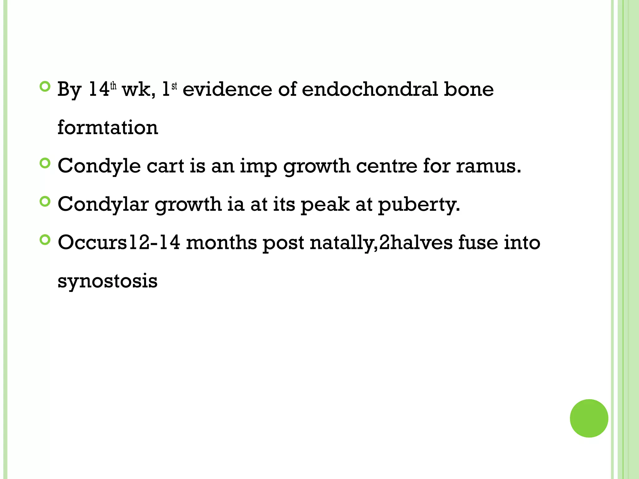 Growth & development of maxilla and mandible | PPT