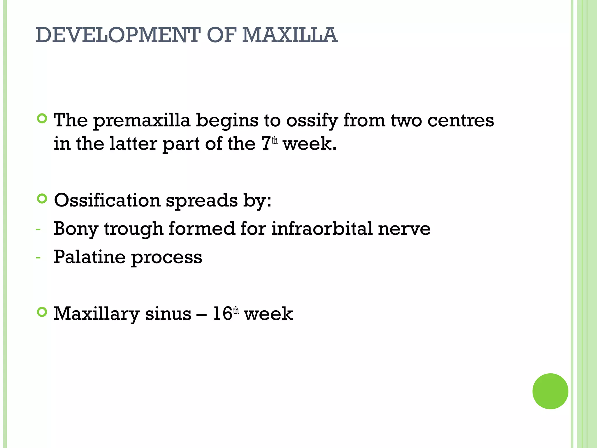 Growth & development of maxilla and mandible | PPT