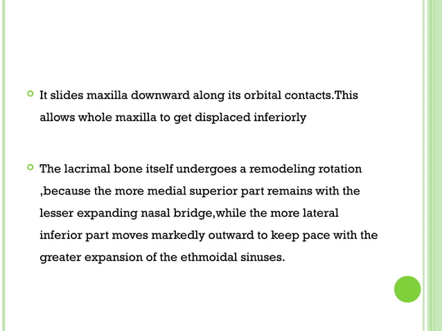 Growth & development of maxilla and mandible | PPT | Ear, Nose and ...