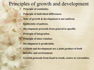 Growth & devpt | PPT